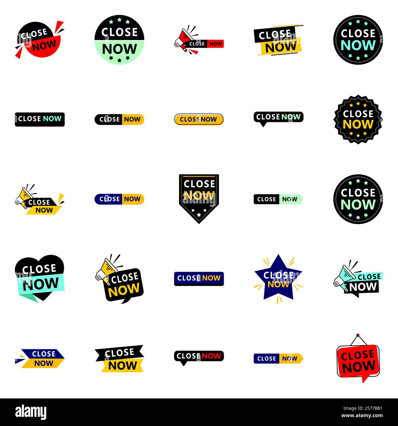 Close the Deal Before Time Runs Out Text Banners Pack of 25 Stock ...