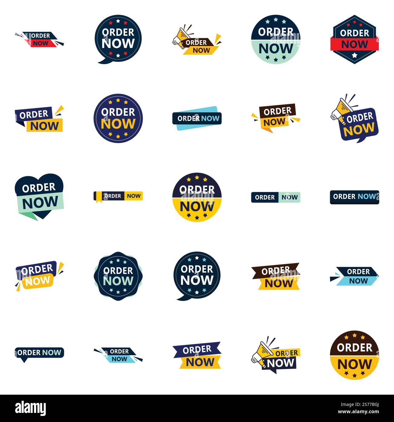 25 Creative Order Now Banners to Help You Stand Out Stock Vector Image ...