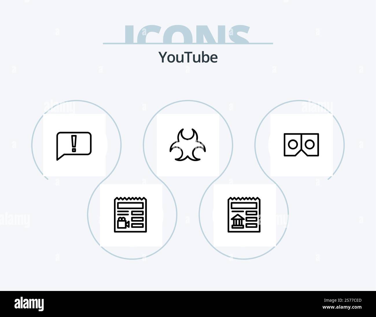 Youtube Line Icon Pack 5 Icon Design. videogame. key. bio. board ...