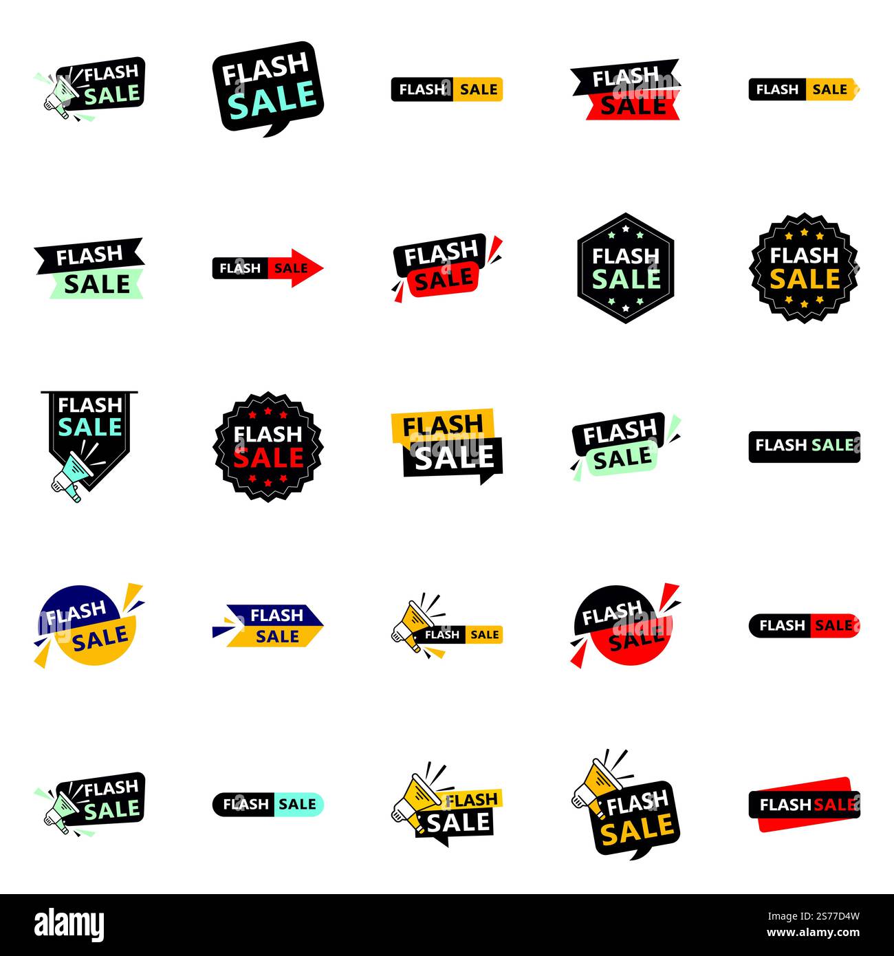 The Flash Sale Pack 25 Distinctive Vector Designs for Graphic and ...