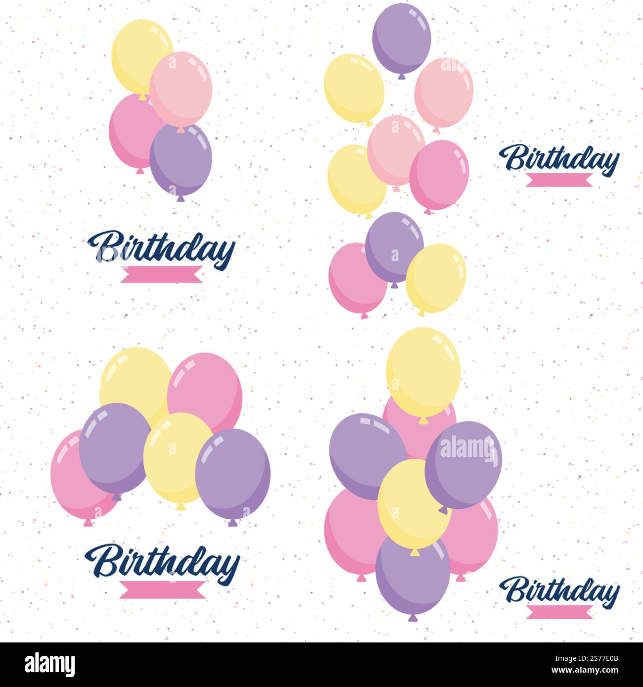 Happy Birthday written in a brush stroke font with a watercolor ...
