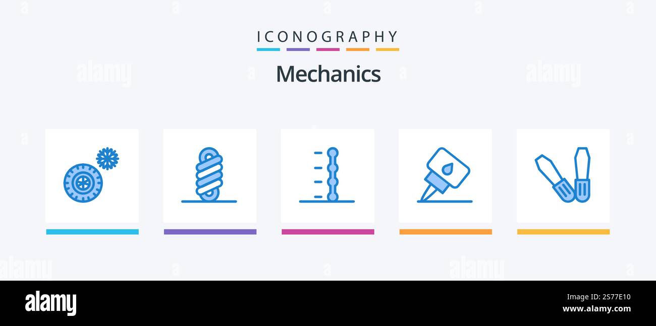 Mechanics Blue 5 Icon Pack Including . transmission. mechanic. Creative ...
