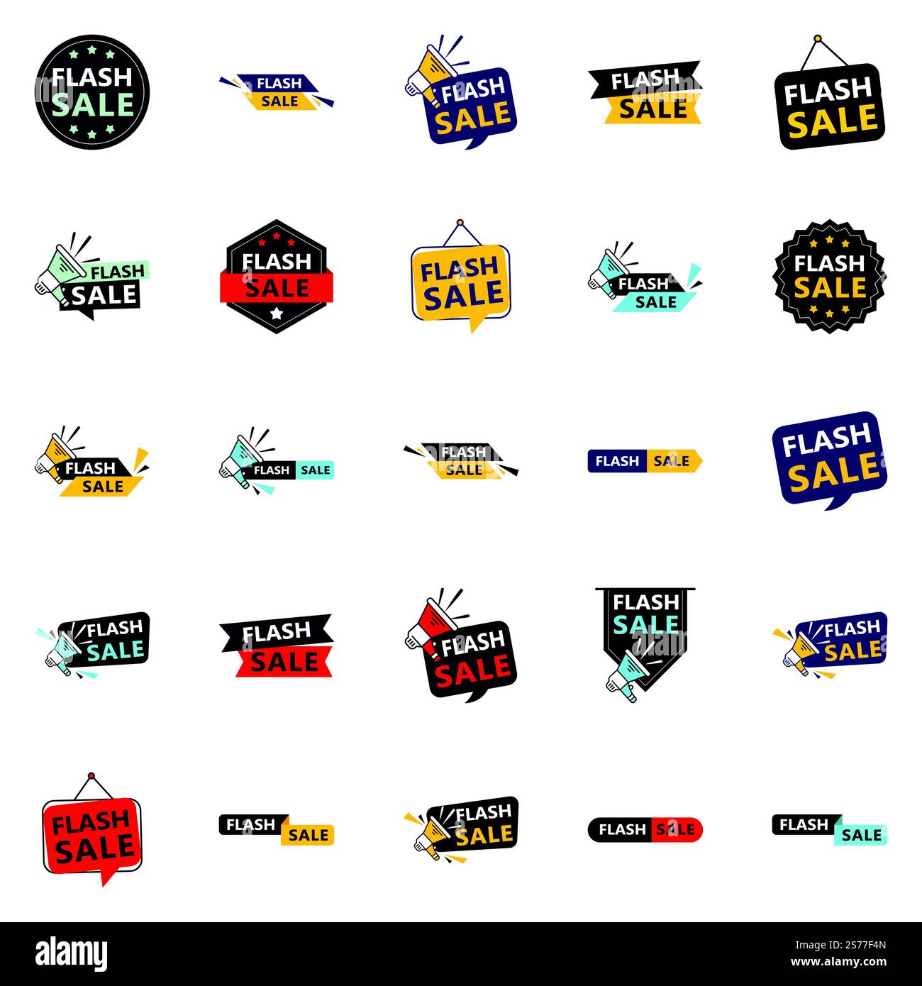 25 Dynamic Vector Designs in the Flash Sale Pack Perfect for Product ...
