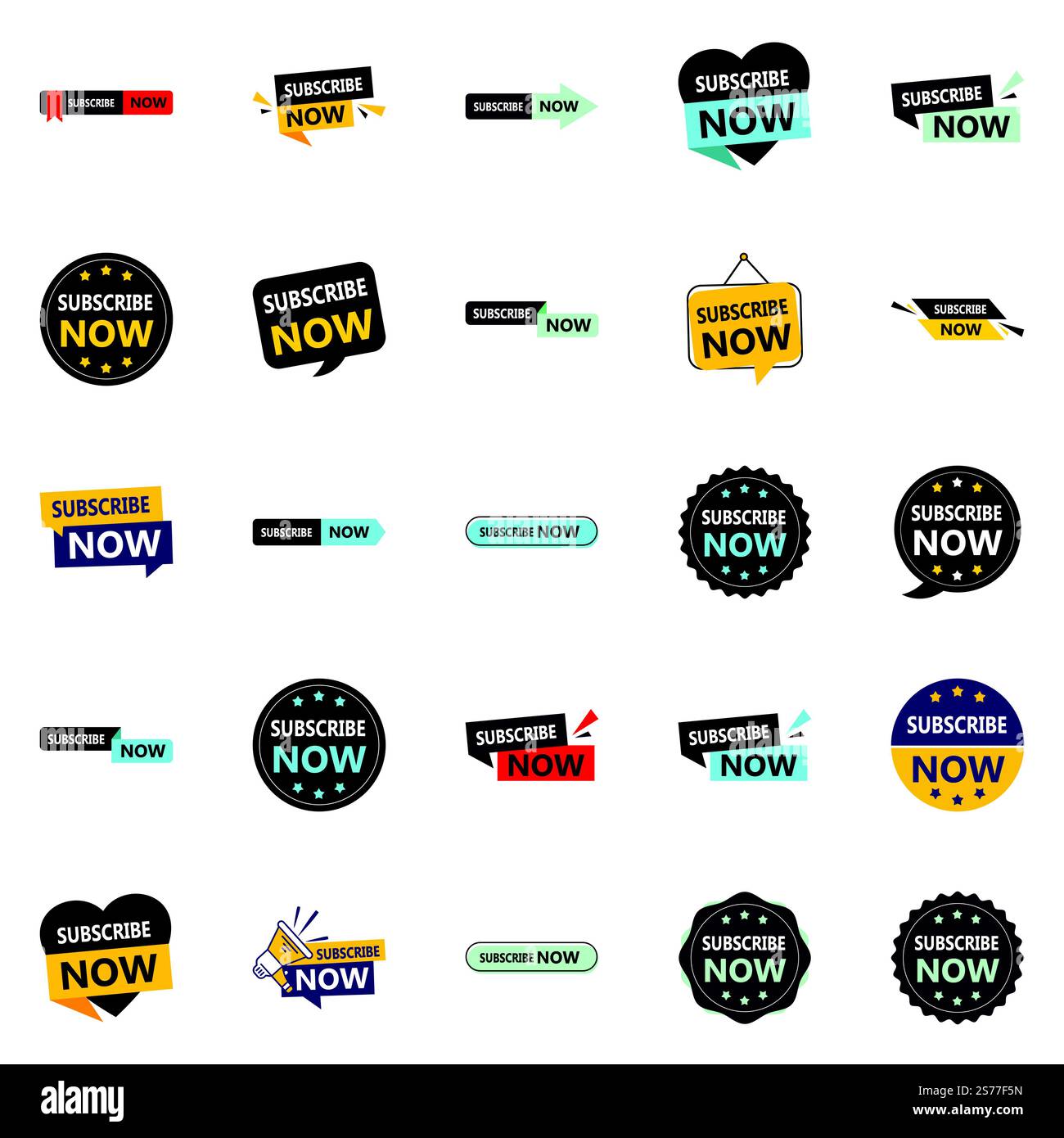 The Ultimate Collection of Subscribe Now 25 Vector Banners for ...