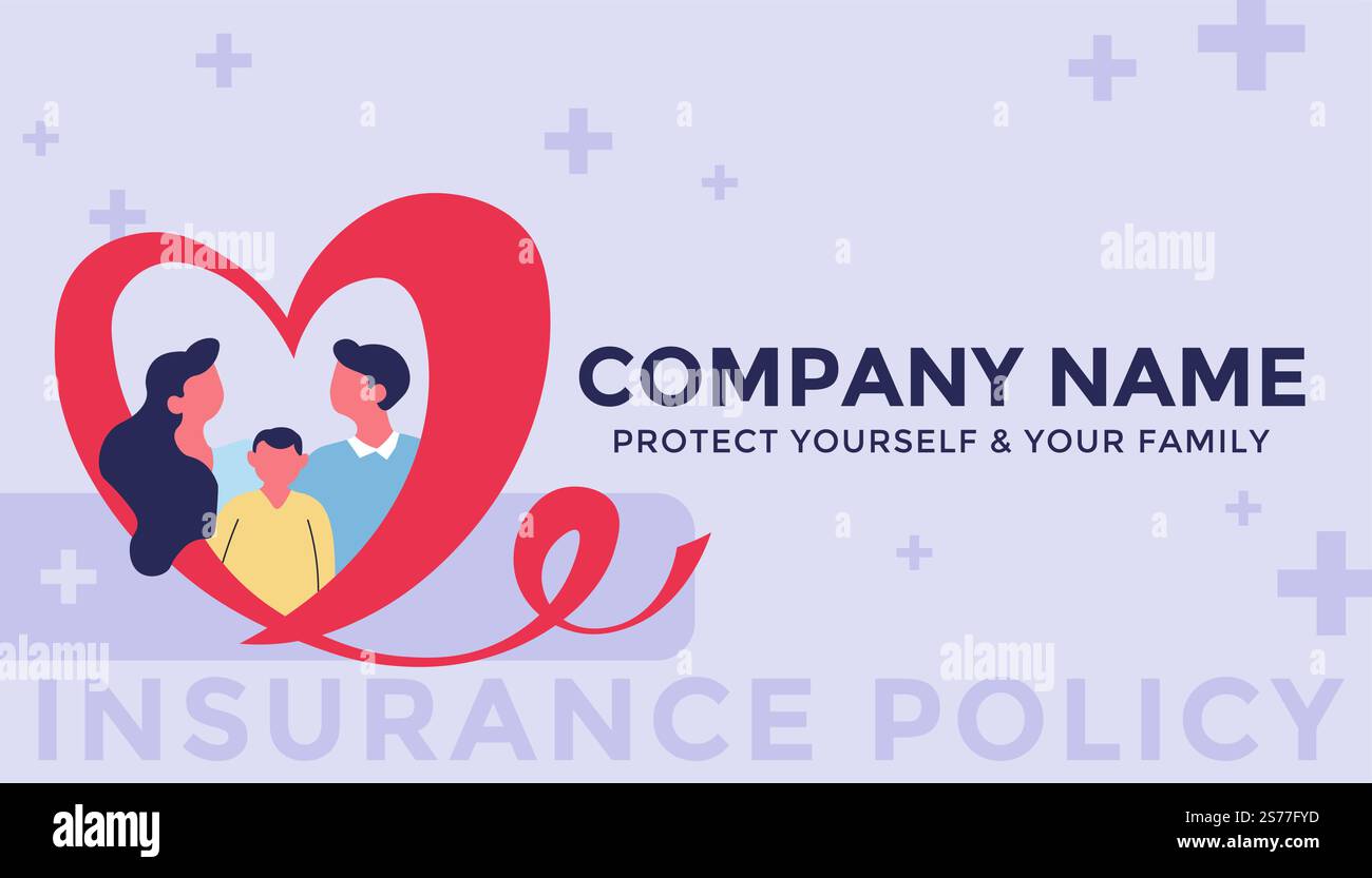 Insurance company offering policy to protect you and your family. Care ...