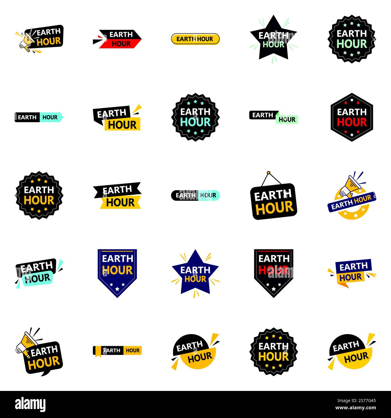 Earth Hour 25 Professional Vector Designs to Elevate Your Environmental ...