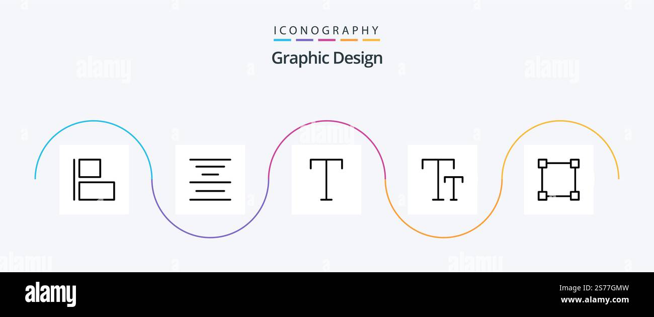 Design Line 5 Icon Pack Including . style. rectangle. path Stock Vector Image & Art - Alamy