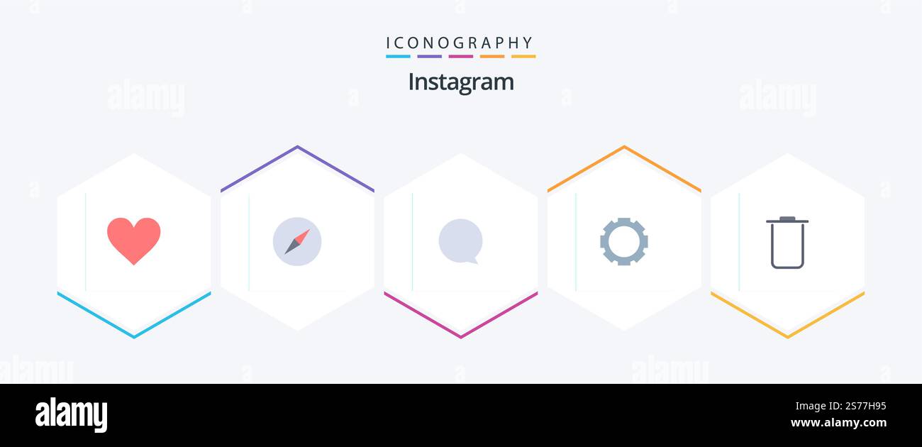 Instagram 25 Flat icon pack including . trash. instagram. sets ...
