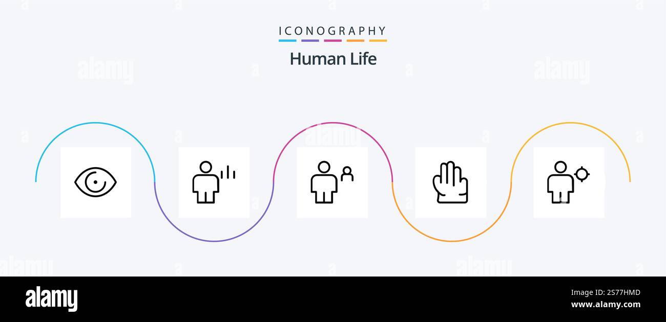 Human Line 5 Icon Pack Including body. hand. human. grab. pair Stock ...