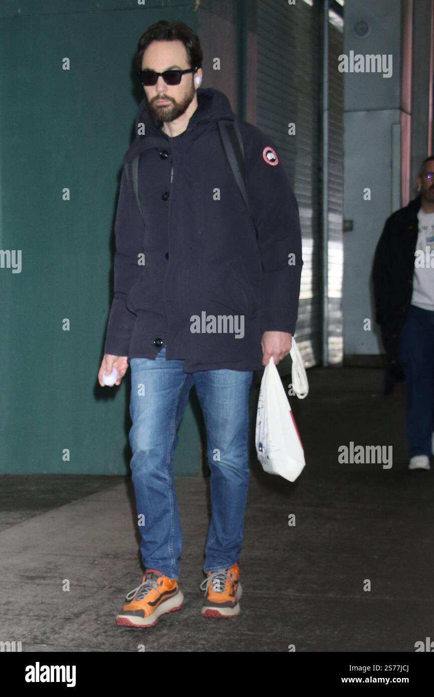 New York, NY, USA. 18th Jan, 2025. Jim Parsons seen in New York City on ...
