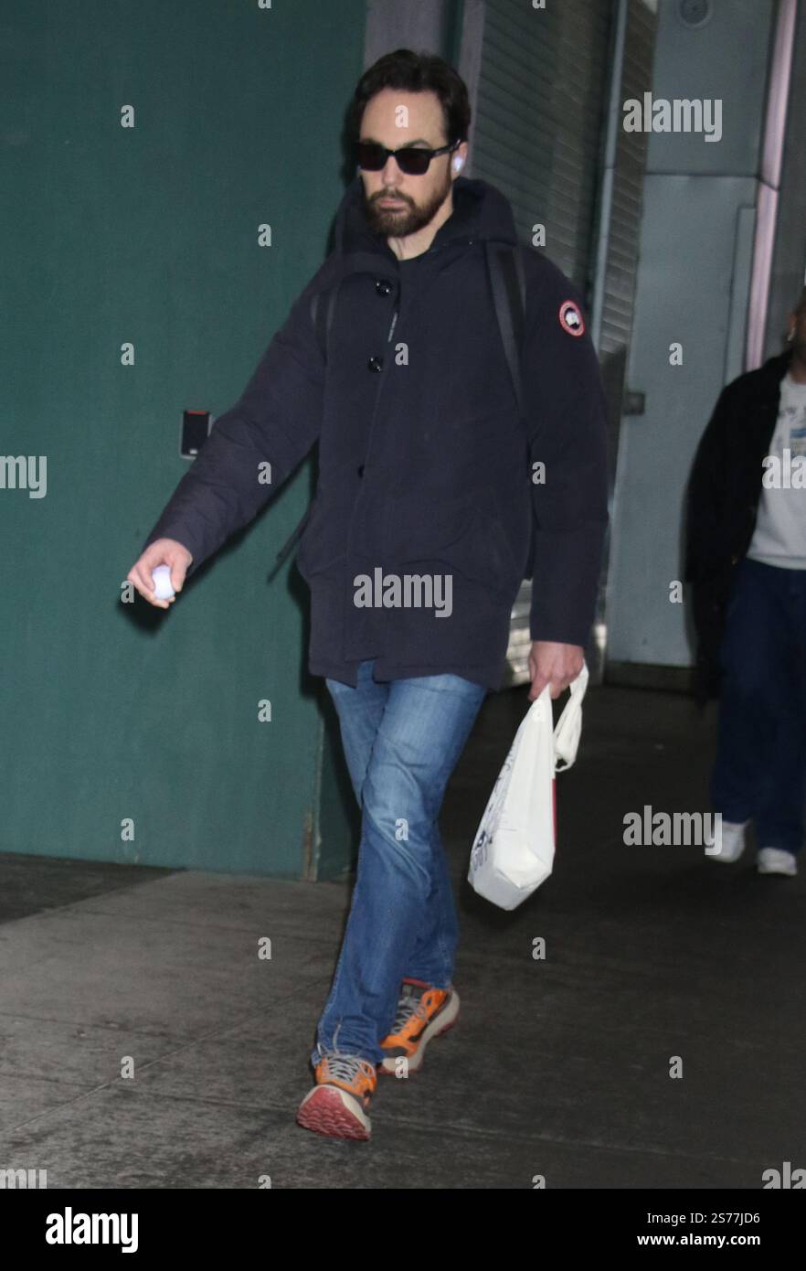 New York, NY, USA. 18th Jan, 2025. Jim Parsons seen in New York City on ...