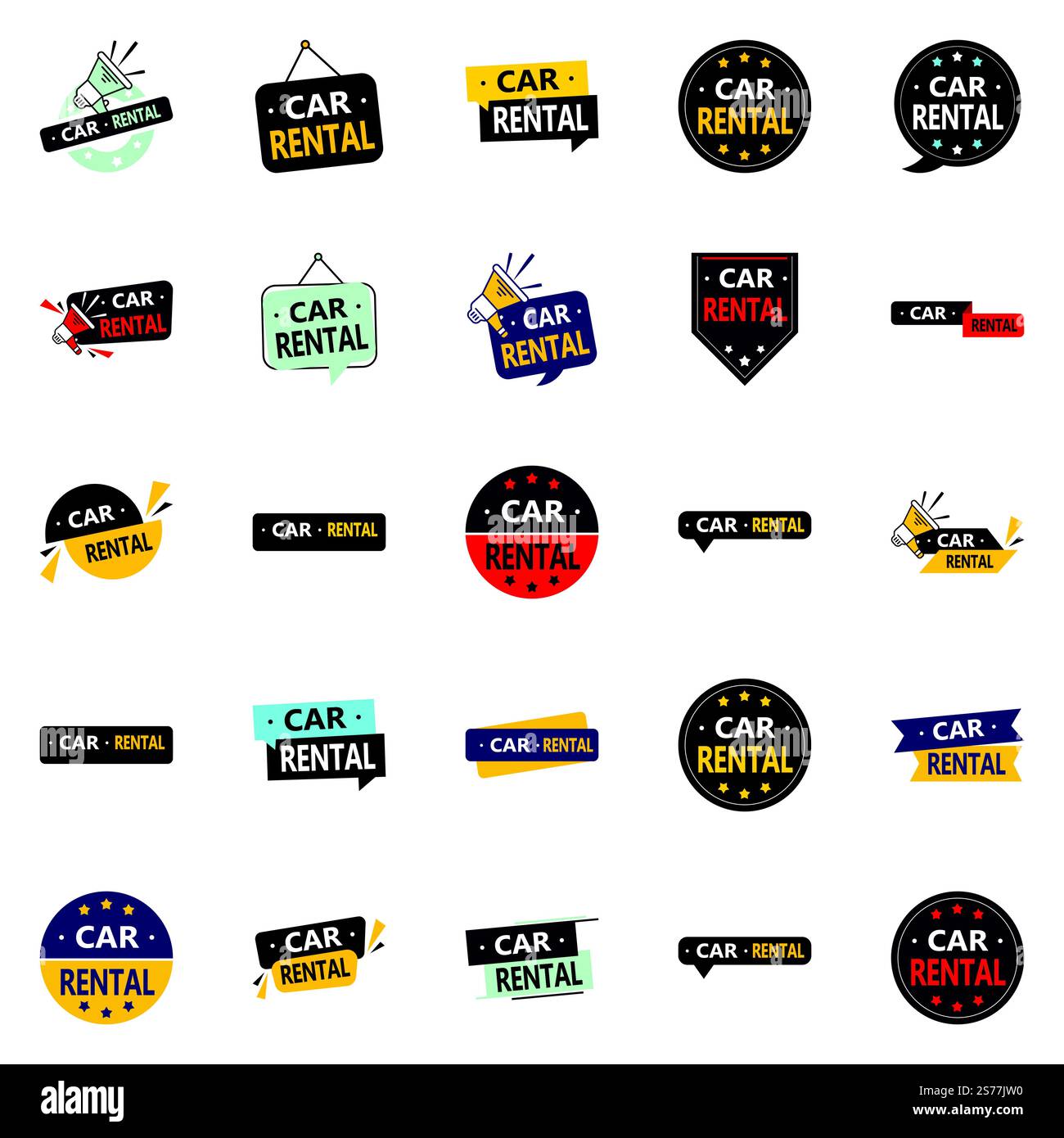 Car Rental 25 Professional vector designs for your rental campaigns ...