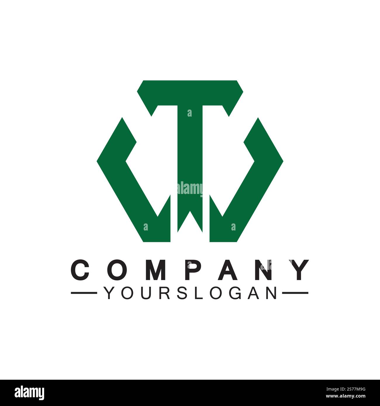 Initial letter wt logo or tw logo vector design template Stock Vector Image & Art - Alamy