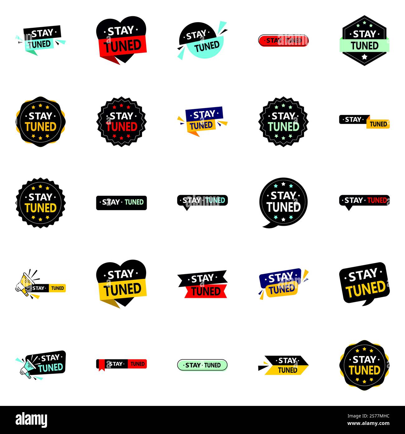 Stay Tuned 25 High quality vector designs for a premium and high end ...
