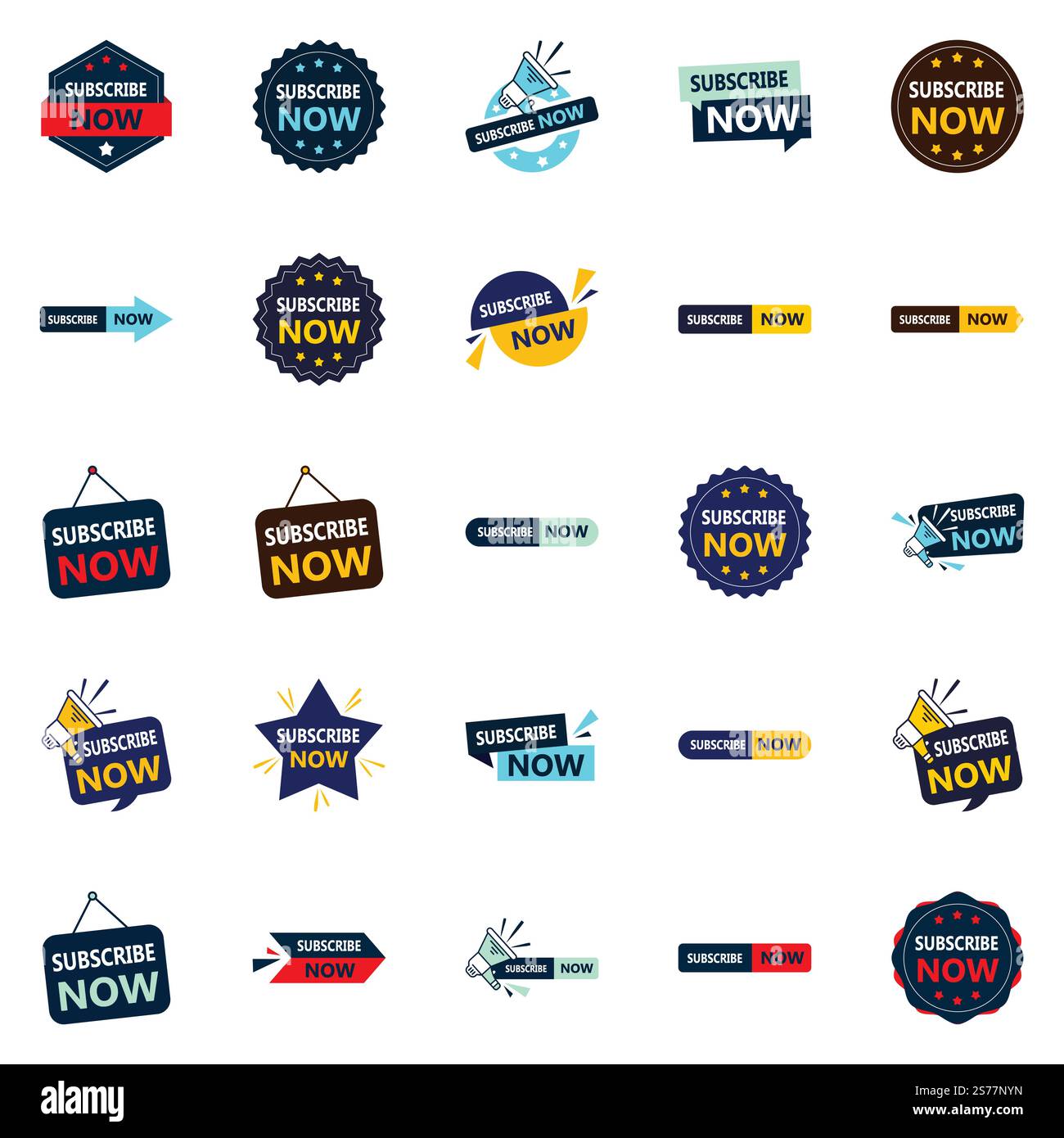 25 Stylish Subscribe Now Banners for E-Commerce and Online Stores Stock ...