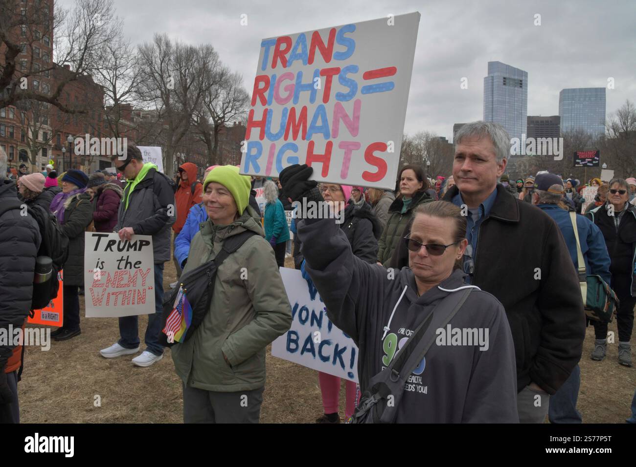 Boston, Massachusetts, USA. 18th Jan, 2025. The Boston Women's March ...