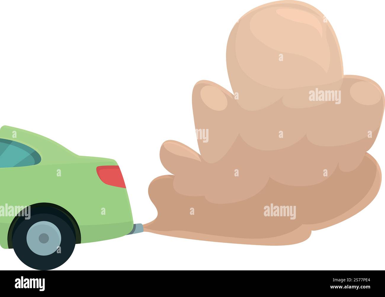 Toxic car smoke icon cartoon vector. Vehicle gas. Smog pipe. Toxic car ...