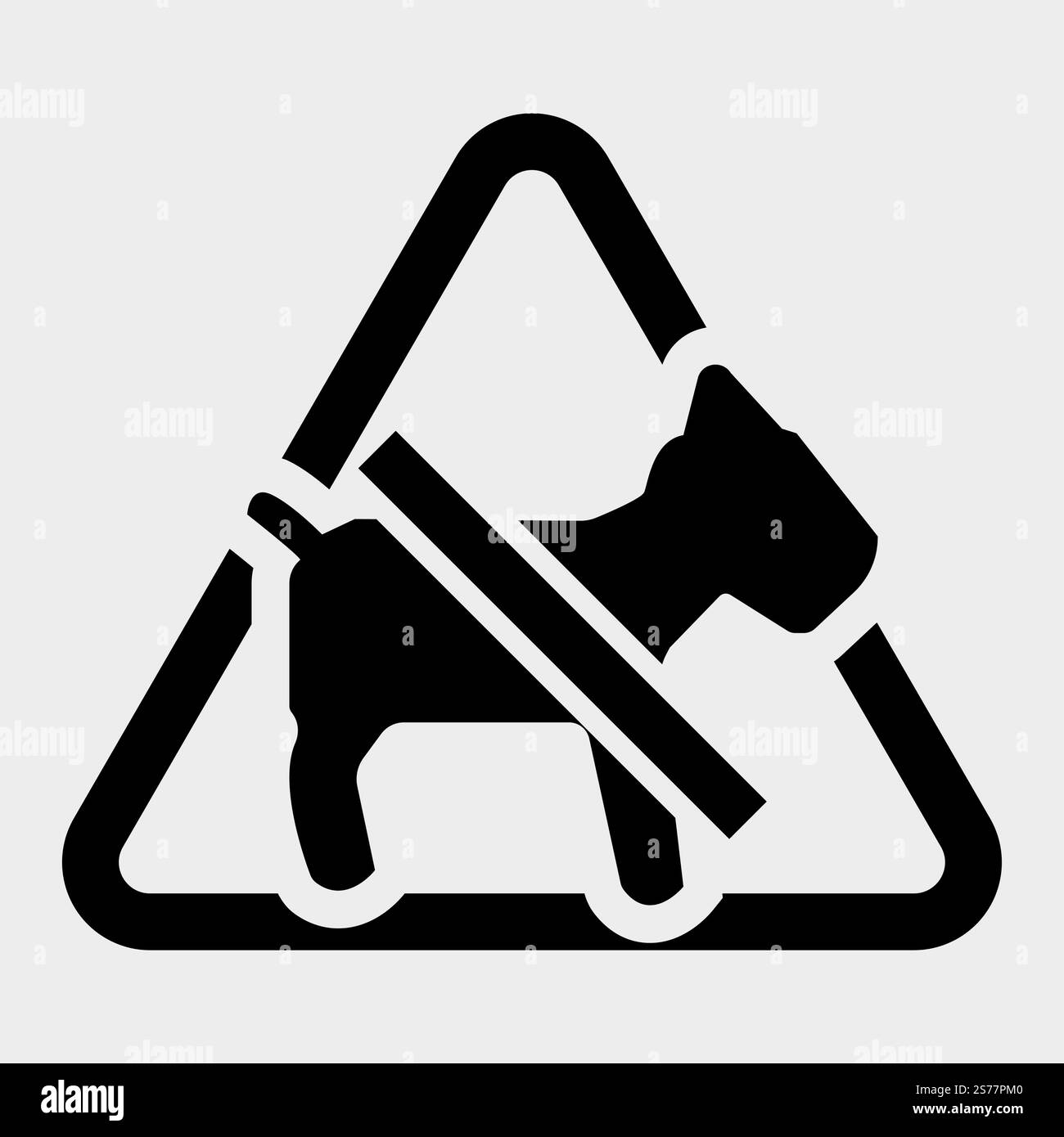 Dogs allowed no dog Black and White Stock Photos & Images - Alamy