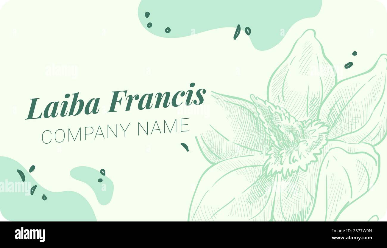 Company name on a business card, promotional banner for business, a ...