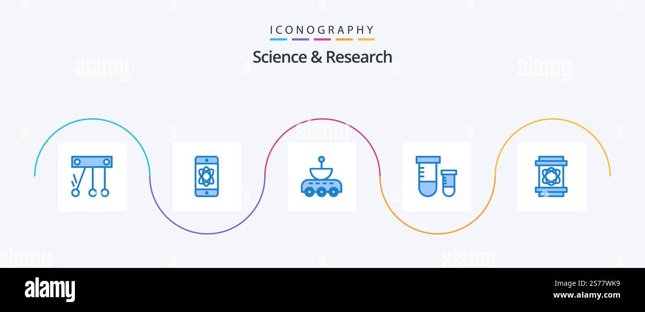 Science Blue 5 Icon Pack Including danger. space. satellite. science ...