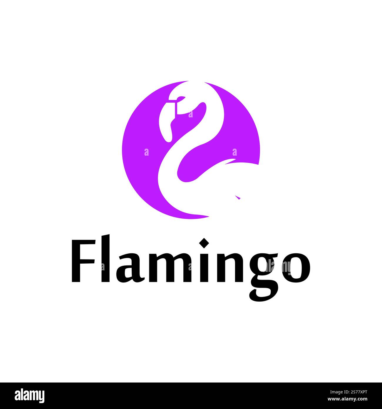 Iconic Flamingo logo designs concept vector, Flamingo bird logo ...