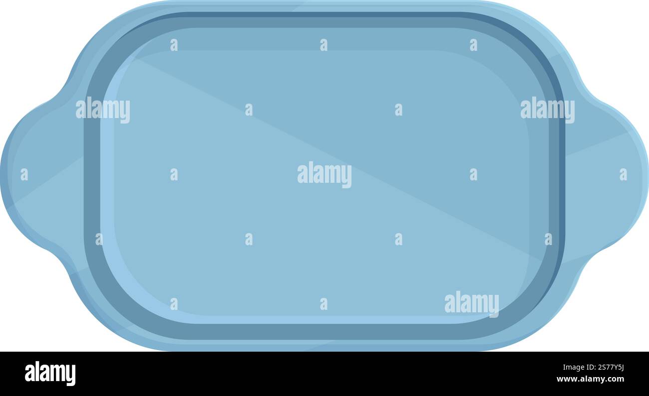 Tin tray icon cartoon vector. Bakery dish. Cupcake food. Tin tray icon ...