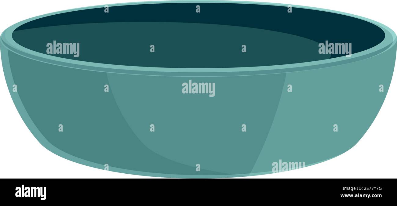 Bowl bakeware icon cartoon vector. Cooking stuff. Cook tray. Bowl ...