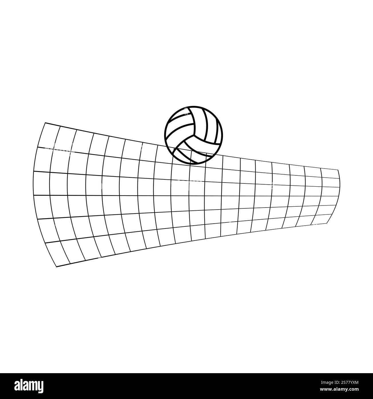 Volley ball logo vector and symbol design template Stock Vector Image ...