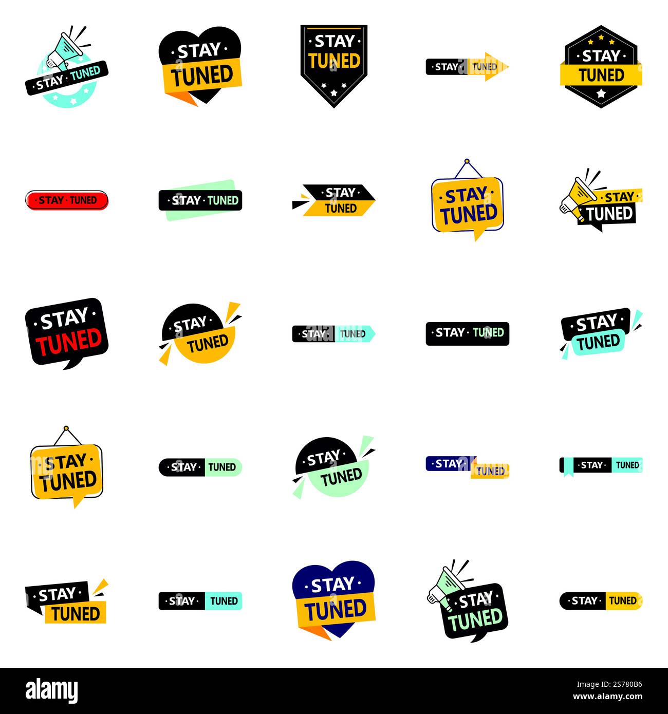 Stay Tuned 25 High quality vector designs for a premium and high end ...
