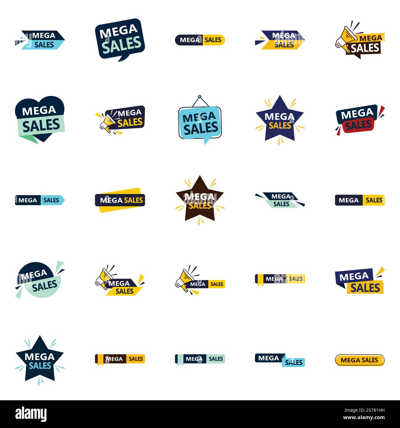 Make Your Next Promotion Stand Out with the Mega Sale Vector Bundle 25 Eye catching Designs ...