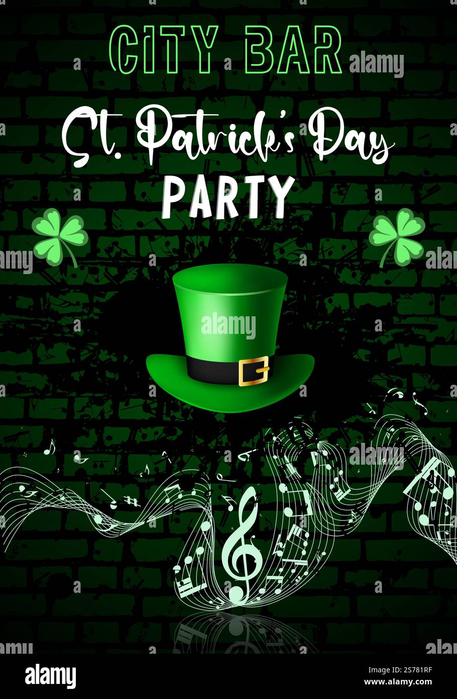 Saint Patrick’s Day Flyer. Irish Saint Patrick party beer festival ...