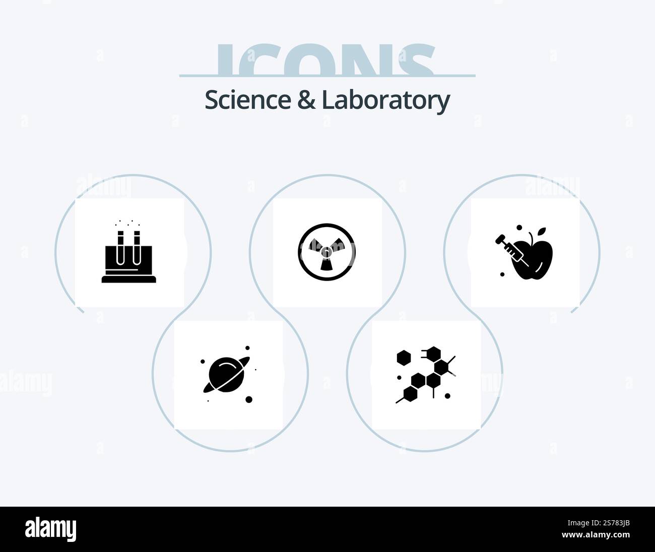 Science Glyph Icon Pack 5 Icon Design. . science. tube. gravity ...