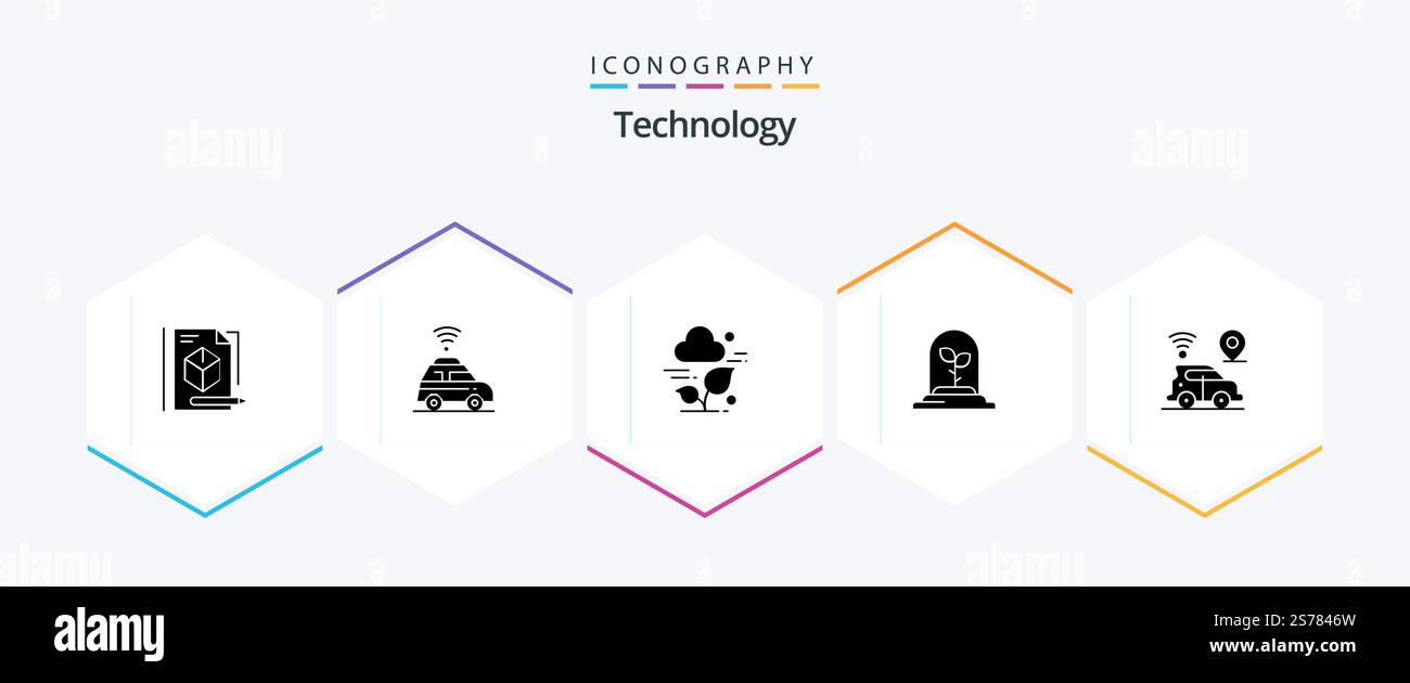 Technology 25 Glyph icon pack including technology. location. cloud ...