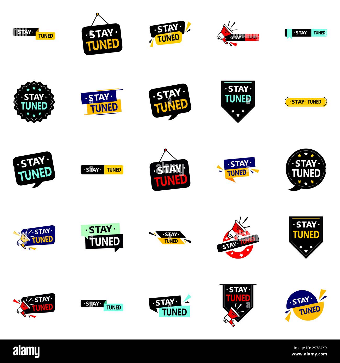Stay Tuned High quality vector images for a reliable brand identity 25 ...
