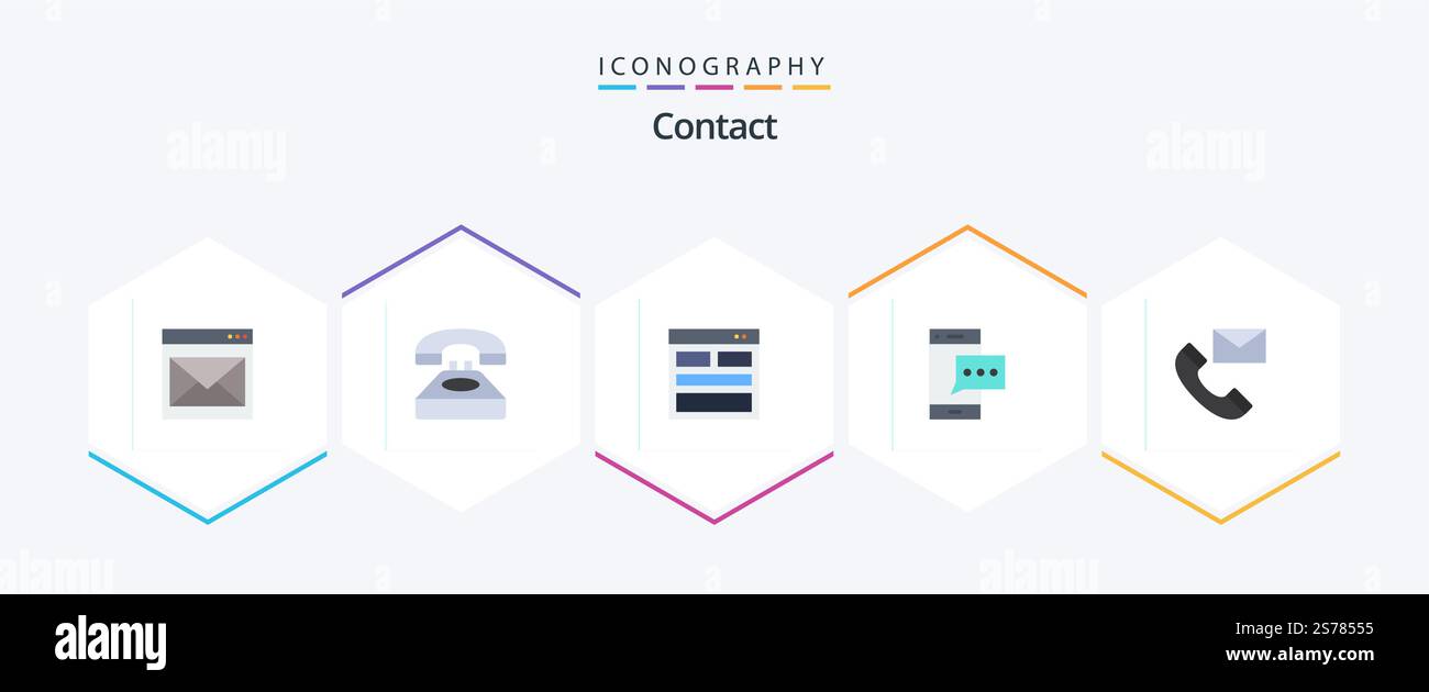 Contact 25 Flat icon pack including mobile. contact. contact us. info ...