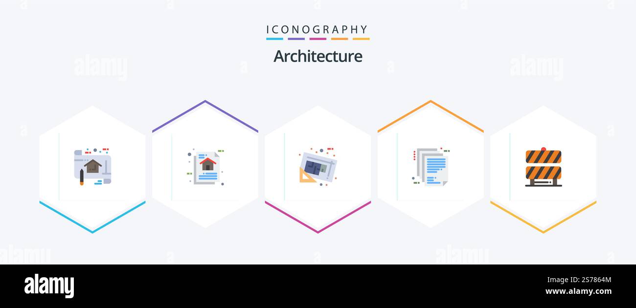Architecture 25 Flat icon pack including enterprise architecture ...