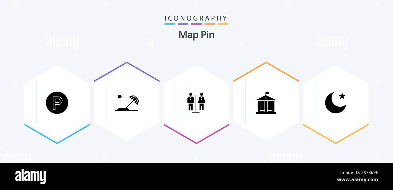 Map Pin 25 Glyph icon pack including . star. homestay. moon. traveling ...