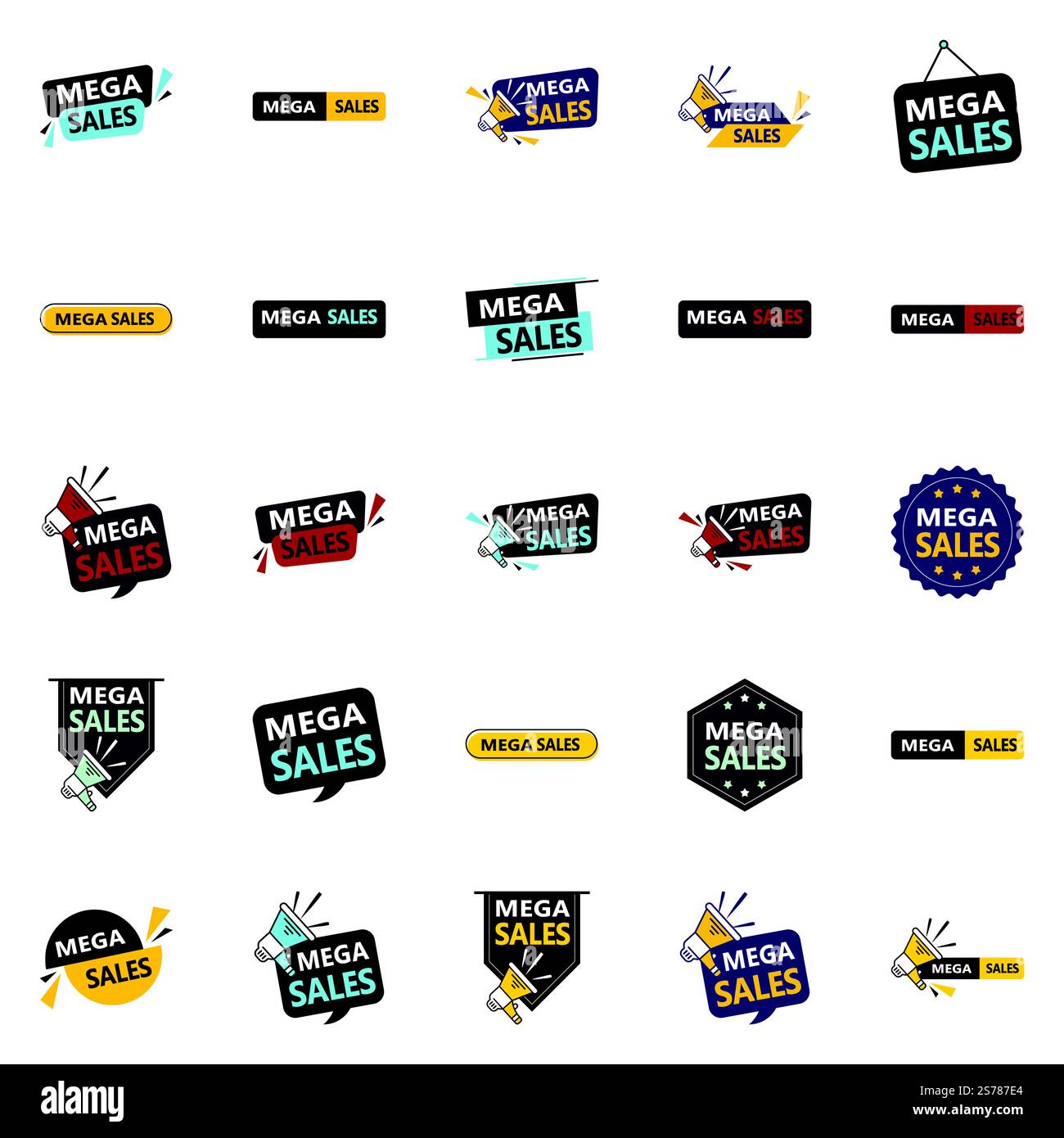 Mega Sale 25 Impactful Vector Designs to Make Your Advertising ...