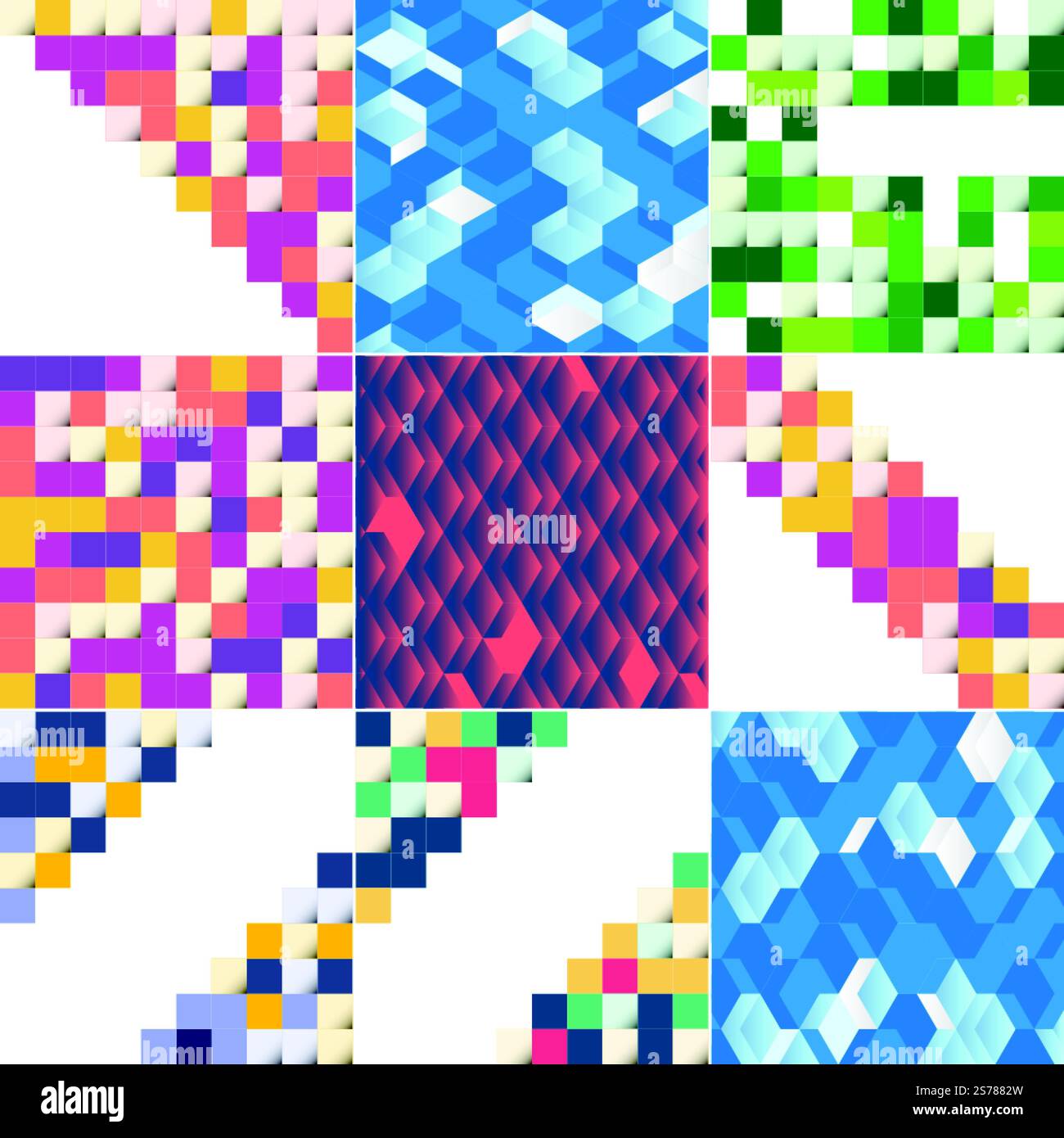 Vector illustration of abstract squares suitable as a background design ...
