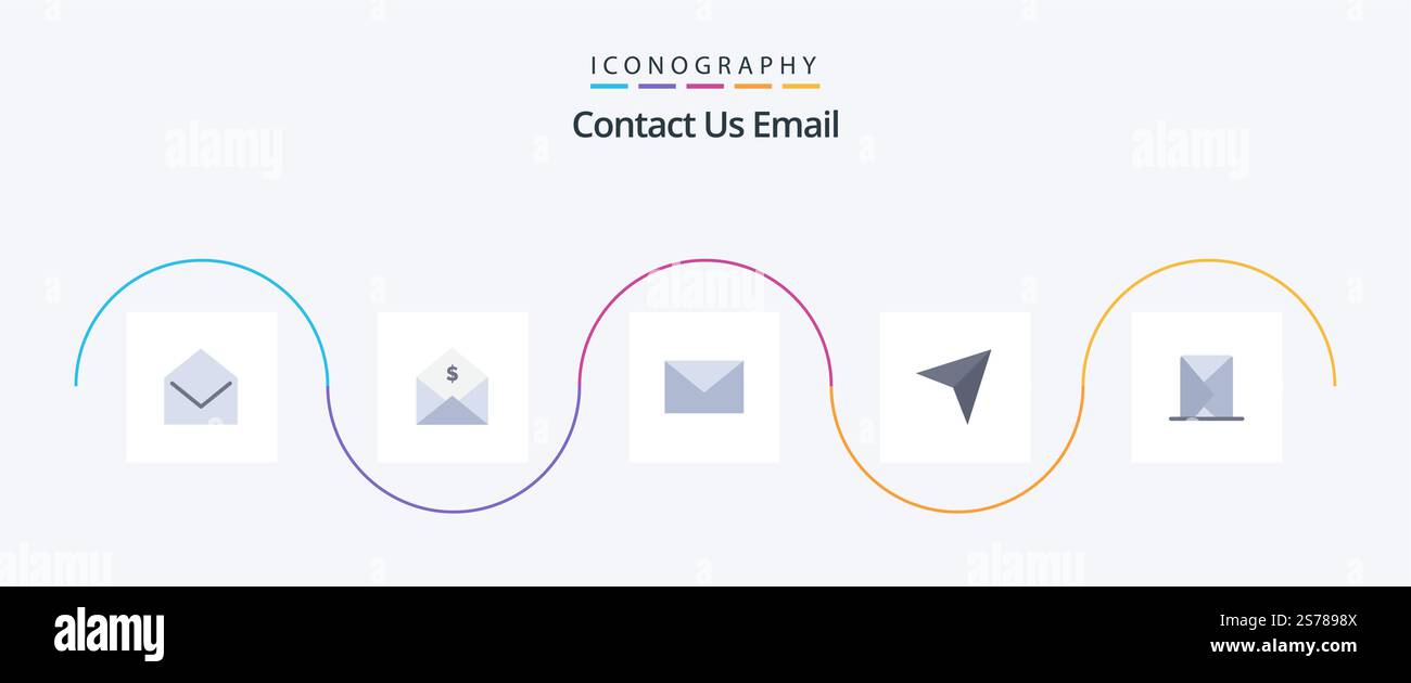 Email Flat 5 Icon Pack Including mail. email. email. mail. pin Stock ...