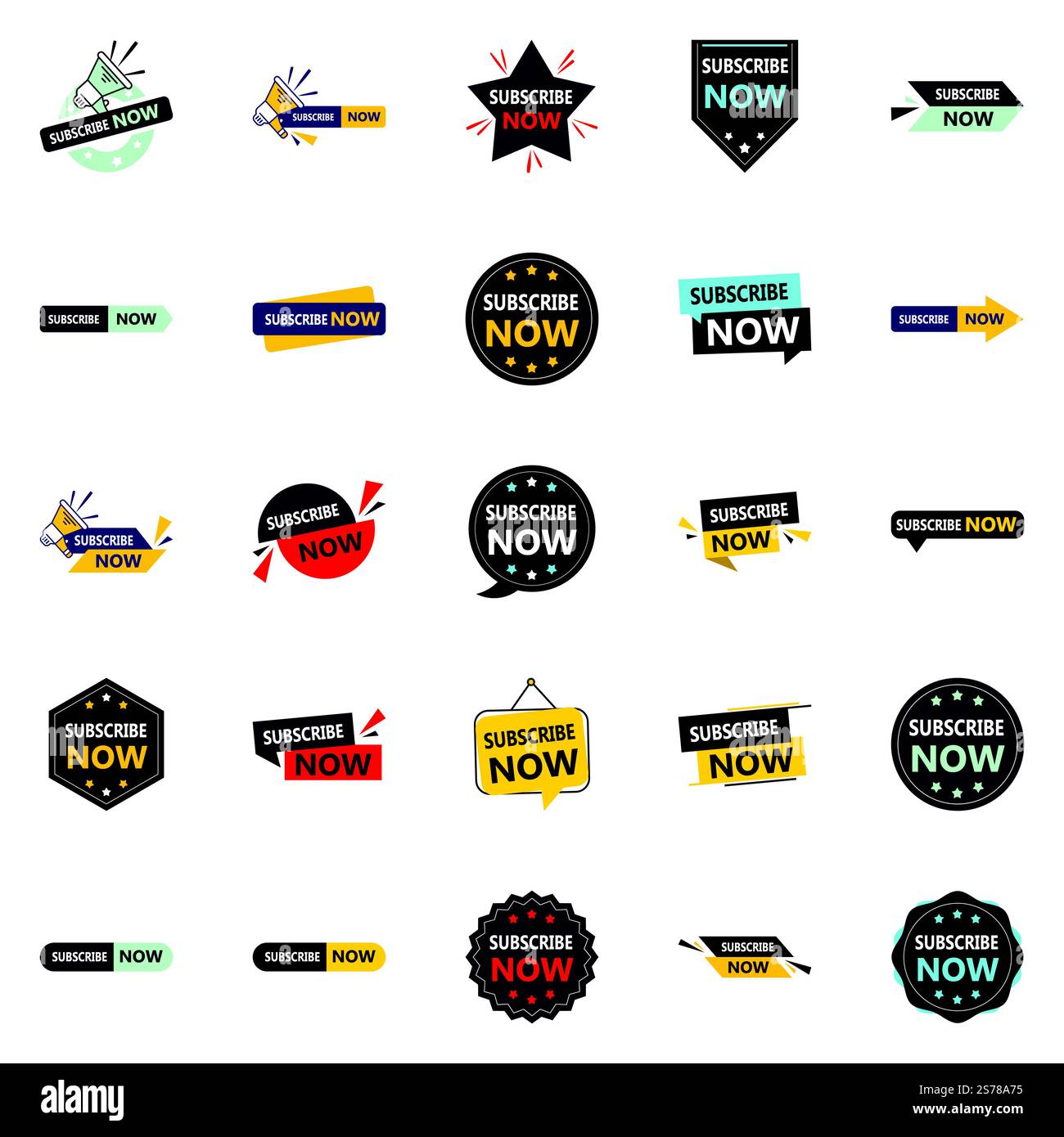 Versatile and Unique Subscribe Now 25 Vector Banners for Unlimited ...