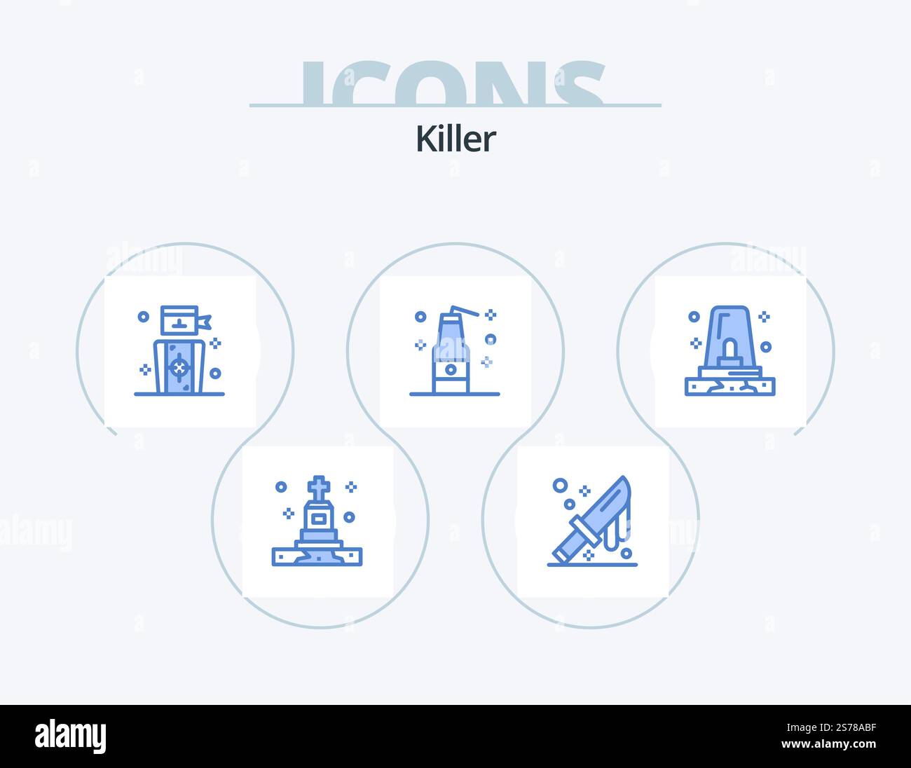 Killer Blue Icon Pack 5 Icon Design. danger. weapons. darts. terrorism ...