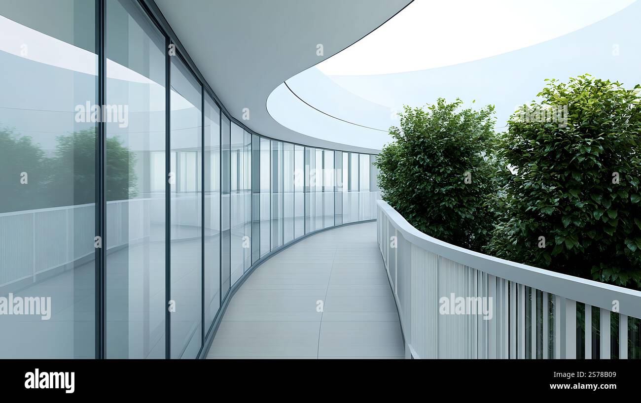 Innovative and Adaptable Modern Interpretation of a Curvilinear Glass ...