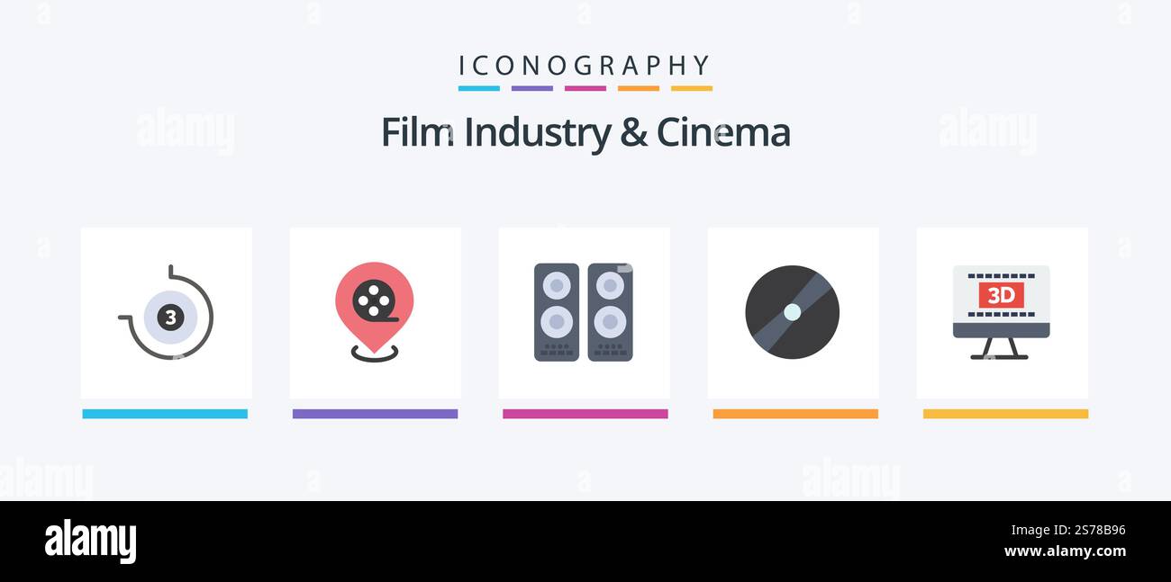 Cenima Flat 5 Icon Pack Including movie. cinema. movie. pokemon. movie ...