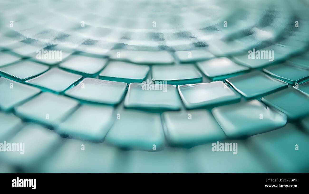 Close-up view of a mesmerizing glass labyrinth structure,its intricate ...