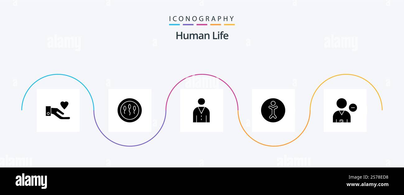 Human Glyph 5 Icon Pack Including person. delete. human. person ...