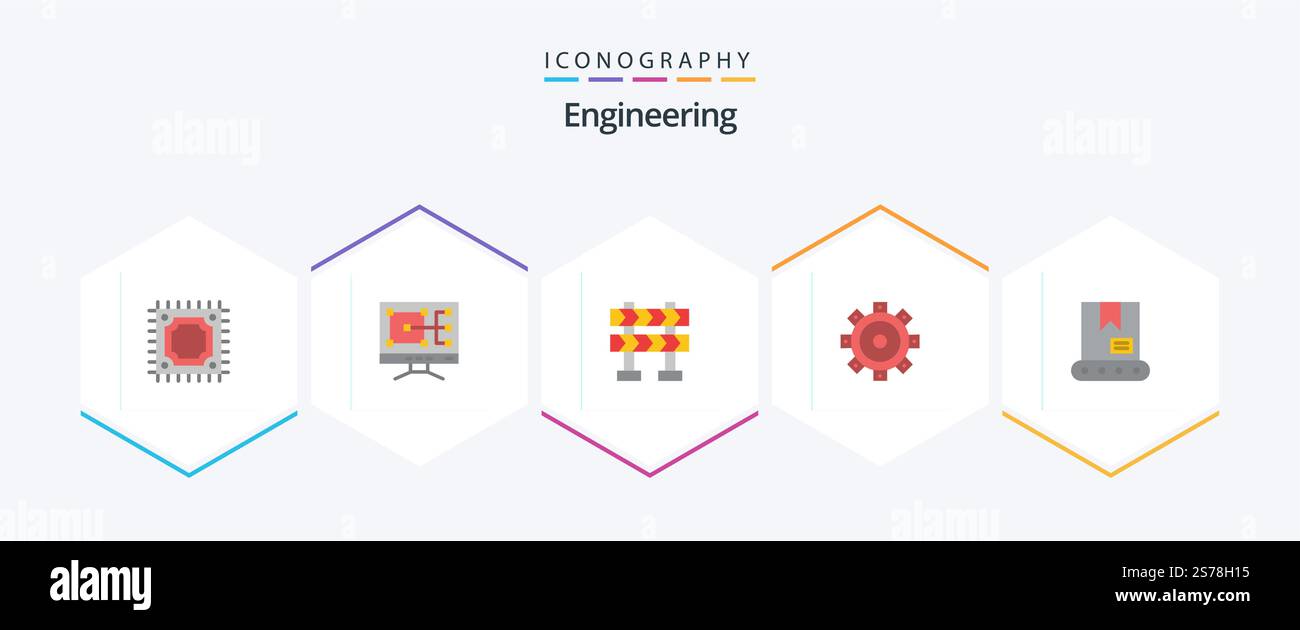 Engineering 25 Flat icon pack including . . construction. crane ...