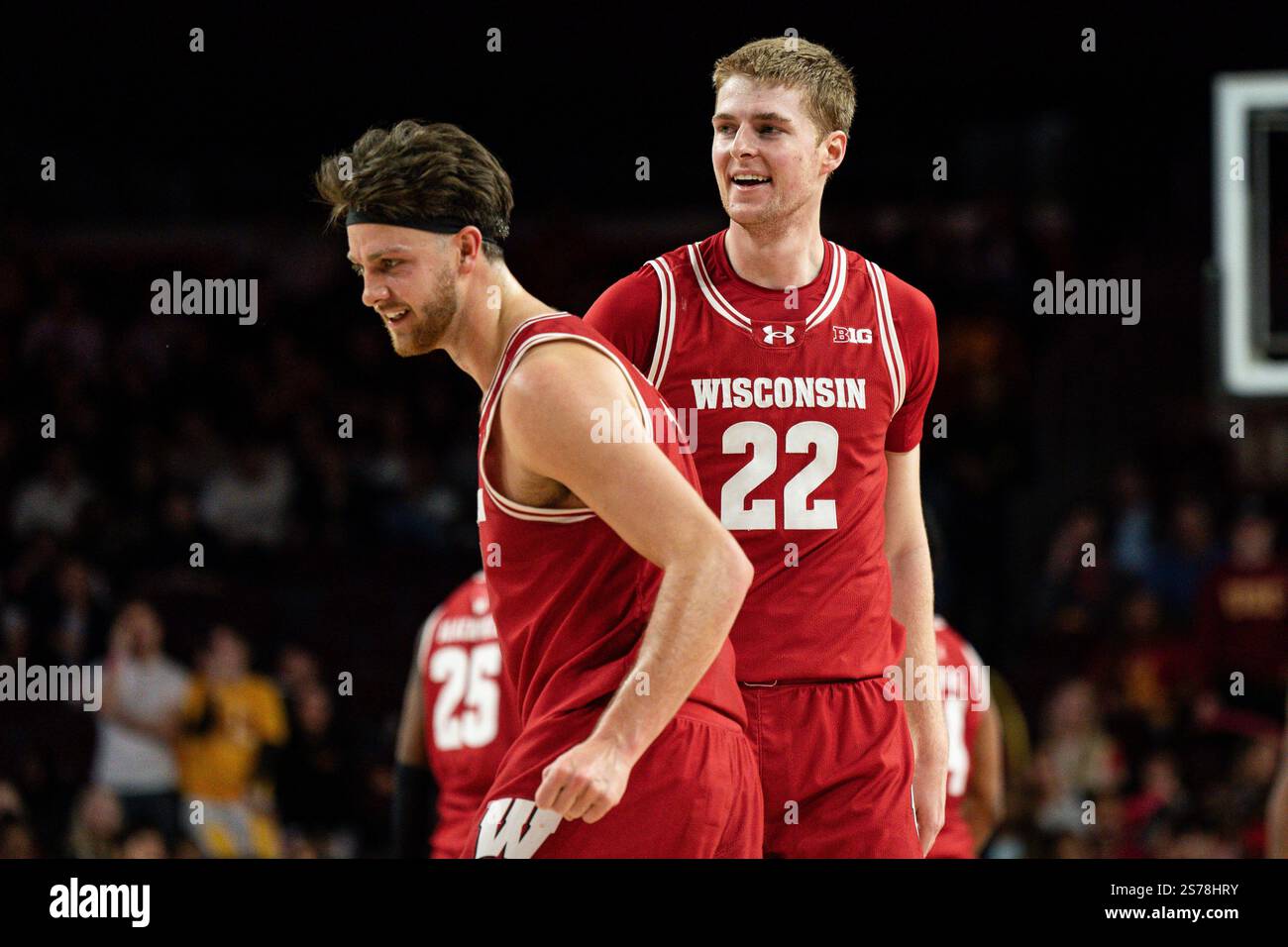 Los Angeles, United States. 18th Jan, 2025. Wisconsin Badgers forward ...