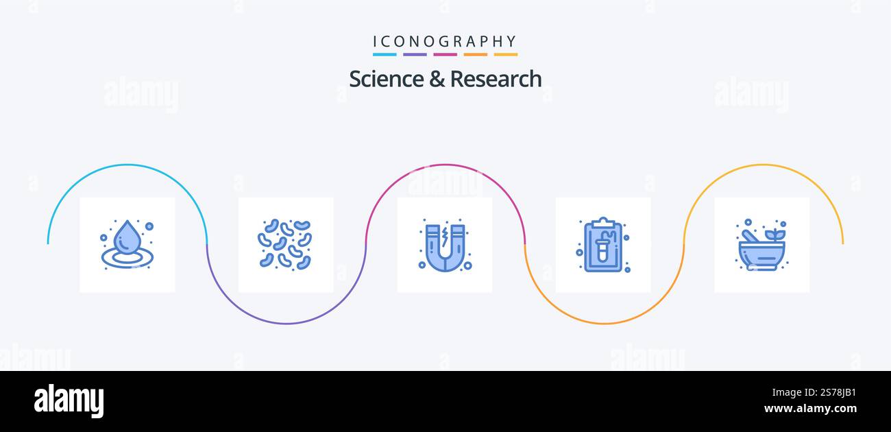 Science Blue 5 Icon Pack Including . soup. science. science. lab Stock ...