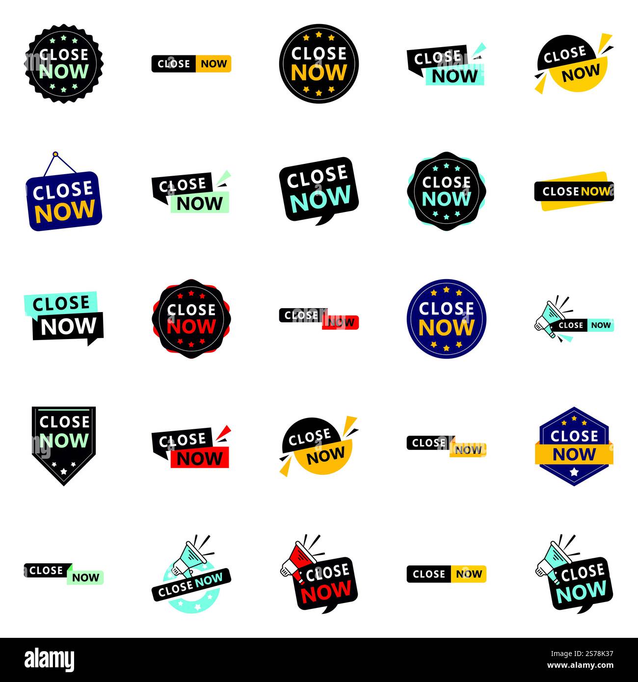 Close the Deal Before Time Runs Out Text Banners Pack of 25 Stock ...